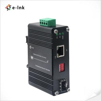 China Compact Size Industrial 10G Media Converter SFP+ RJ45 Port Wide Temperature for sale