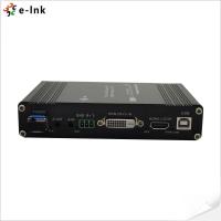 China DVI KVM Fiber Extender with USB, Audio, RS232 & GPIO over Single Fiber for sale