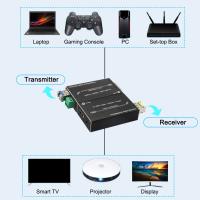 China 4K HDMI Fiber Extender Long Distance Transmission with RS232 and Stereo Audio for sale