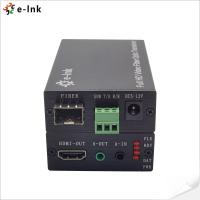 China HDMI Fiber Optic Extender Long Distance Transmission with Bidirectional Audio and RS232 for sale