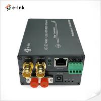 China 4K 12G-SDI to Fiber Converter with Gigabit Ethernet and 2Ch Backward RS485 for sale