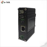 China Industrial 10Base-T to 10Base-FL ST Fiber Media Converter -40~75°C 2km for sale