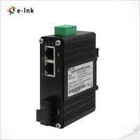 China Mini Industrial 2xGigabit to 1000FX Media Converter -40~75°C DIN-Rail for sale
