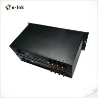 China 3G-SDI Over Fiber Transmitter 8 Gigabit PoE Ports HD Surveillance Solution for sale