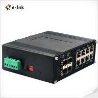 China Industrial L2+ 8-Port Gigabit + 4 SFP Managed Hardened Ethernet Switch for sale