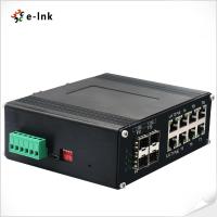 China Industrial L2+ 8-Port Gigabit PoE+ (802.3at) + 4 SFP Managed Ethernet Switch for sale