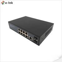 China Gigabit PoE Switch 8023af/at 24V Passive 2 SFP Ports Managed for sale