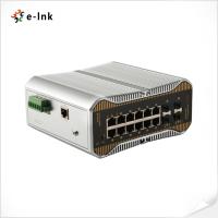 China Industrial Gigabit PoE Switch 802.3at 30W Ports SFP+ Fanless Design for sale