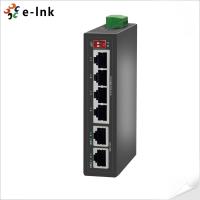 China Industrial 4 Port PoE+ Switch 250m Transmission Surge Protection Fanless for sale