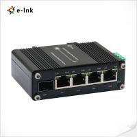 China Mini Industrial 4-Port PoE+ Gigabit + 1 SFP Ethernet Switch -40~80°C for sale