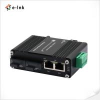 China Mini Industrial 2-Port Copper + 2-Port Fiber Ethernet Switch -40~75°C for sale