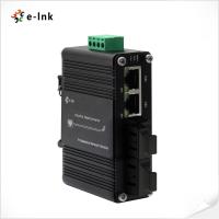 China Mini Industrial 2-Port Gigabit Copper + 2-Port Fiber Ethernet Switch -40~75°C for sale