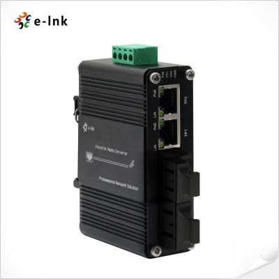 China Mini Industrial 2-Port Gigabit PoE+ + 2-Port Fiber Ethernet Switch -40~80°C for sale