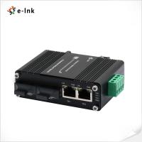 China Mini Industrial 2-Port Gigabit PoE+ + 2-Port Fiber Ethernet Switch -40~80°C for sale
