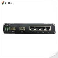 China Industrial Network Switch 4 PoE++ Ports 2 Fiber 90W Power for sale