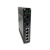 China Industrial Network Switch 4 PoE++ Ports 2 Fiber 100W Power for sale