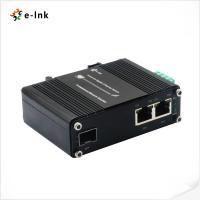 China Mini Industrial Gigabit PoE++ Media Converter  10/100/100 IEEE802.3bt 90W per Port for sale