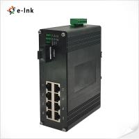 China Industrial 8-Port 10/100TX + 1-Port 100FX Hardened Ethernet Switch -40~80°C DIN-Rail for sale