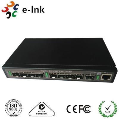 China E-link LNK-FS801 Industrial Fiber Switch Gigabit SFP Ports Unmanaged for sale