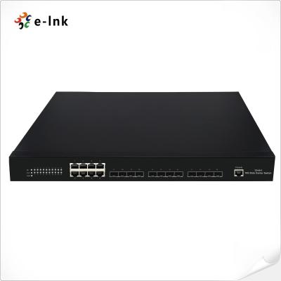 China LNK-XS1208 Series 10G Switch 12 SFP+ Ports 8 RJ45 Ports 258Gbps Capacity for sale