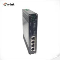 China Industrial 4-Port 10/100T + 2-Port 100FX Ethernet Switch Redundant Power for sale