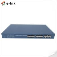 China Managed Gigabit Switch 16 SFP Ports 8 RJ45 Ports Layer 4 QoS for sale