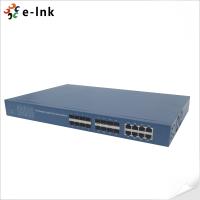 China Managed Gigabit Switch 16 SFP Ports 8 RJ45 Ports Layer 4 QoS for sale