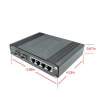 China Industrial 4-Port 802.3bt PoE++ Switch with 2 SFP, 360W Power Budget for sale