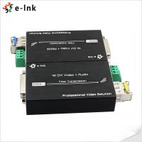 China Mini 4K DVI Fiber Extender Uncompressed Signal 80km Range RS232 Control for sale