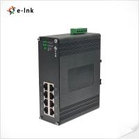 China Unmanaged Industrial 8-Port Gigabit PoE+ Ethernet Switch 30W/Port Hardened for sale