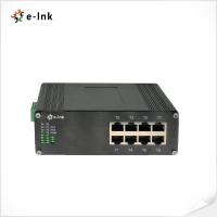 China Unmanaged Industrial 8-Port Gigabit PoE+ Ethernet Switch 30W/Port Hardened for sale