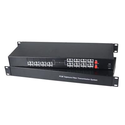 China 24 Channel Voice over Fiber Extender Highest Capacity Telephone System for sale
