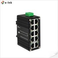 China Industrial 10-Port 10/100/1000T Gigabit Ethernet Switch -40~80°C Wide Temp DIN Rail Wall Mount for Harsh Environment for sale