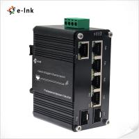 China Industrial 4-Port 90W PoE++ Gigabit Switch with 1 RJ45 + 2 SFP -40~80°C for sale