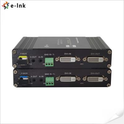 China LNK-B-DVI-1DA1GO DVI Fiber Extender with Audio RS232 GPIO over Fiber for sale