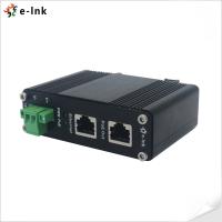 China Industrial Gigabit PoE+ Injector 12~48VDC 30W per Port DIN-Rail Mount for sale