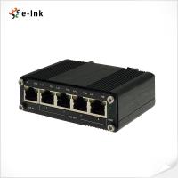 China Industrial 1-Port PoE+ to 4-Port Gigabit PoE Extender 400m Cascade for sale