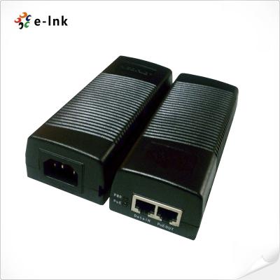 China Gigabit 15.4W IEEE802.3af PoE Injector Reliable 48V Power for IP Devices for sale