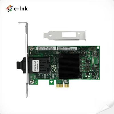 China Gigabit Fiber Optic Adapter PCIe x1 Low Profile Bracket for Secure FTTD Networks for sale
