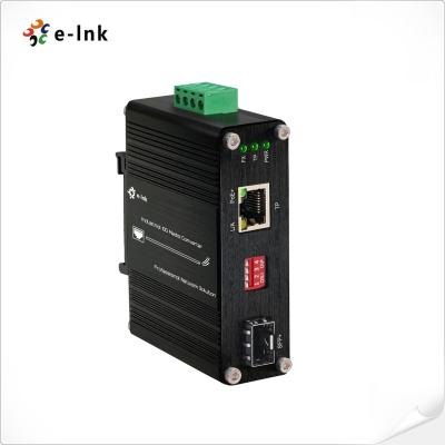China LNK-IMC10GP60-SFP+ Industrial 10G Media Converter with PoE+ for Harsh Environments for sale
