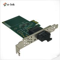 China Industrial Fiber NIC Card 100M PCI-E SC SFP Interface Server Performance for sale