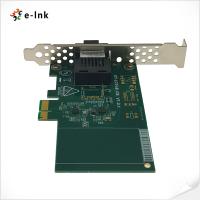 China Industrial Fiber NIC Card 100M PCI-E SC SFP Interface Server Performance for sale