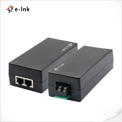 China 36-72VDC to 24V 24W Gigabit Passive PoE Injector DC-DC Converter for sale