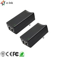 China Wall Mount Active PoE Injector IEEE802.3af/at 15.4W/30W Power Output for sale