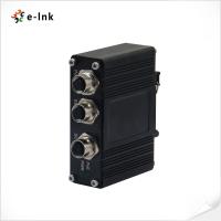 China EN50155 Industrial 90W Gigabit PoE Injector with M12 Connector 12–48V DC for sale