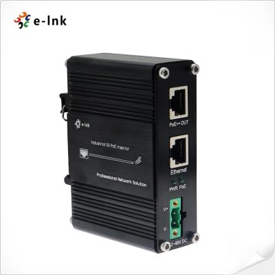 China Industrial 5G 60W PoE+ Injector 12–48VDC Wide-Range Power Compact Rugged for sale