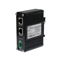 China Industrial 95W PoE++ Injector 802.3bt 12–48VDC Wide Input with Booster for sale