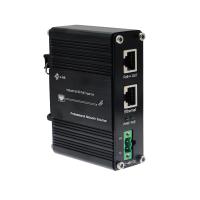 China Industrial 10G PoE+ Injector 30W IEEE802.3at 12–48VDC Wide Input for sale