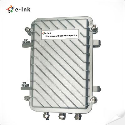 China 95W Outdoor PoE Injector 6KV Surge Protection IEEE 802.3bt Compliant for sale