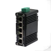 China Industrial 5 Port PoE+ Switch Gigabit Ethernet Wide DC Input Compact for sale